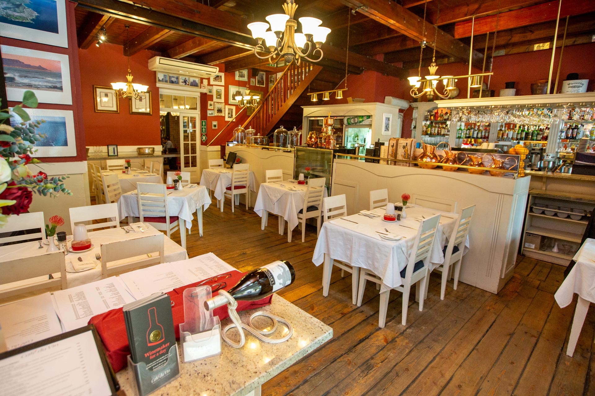 Café du Vin Restaurant Franschhoek Dining